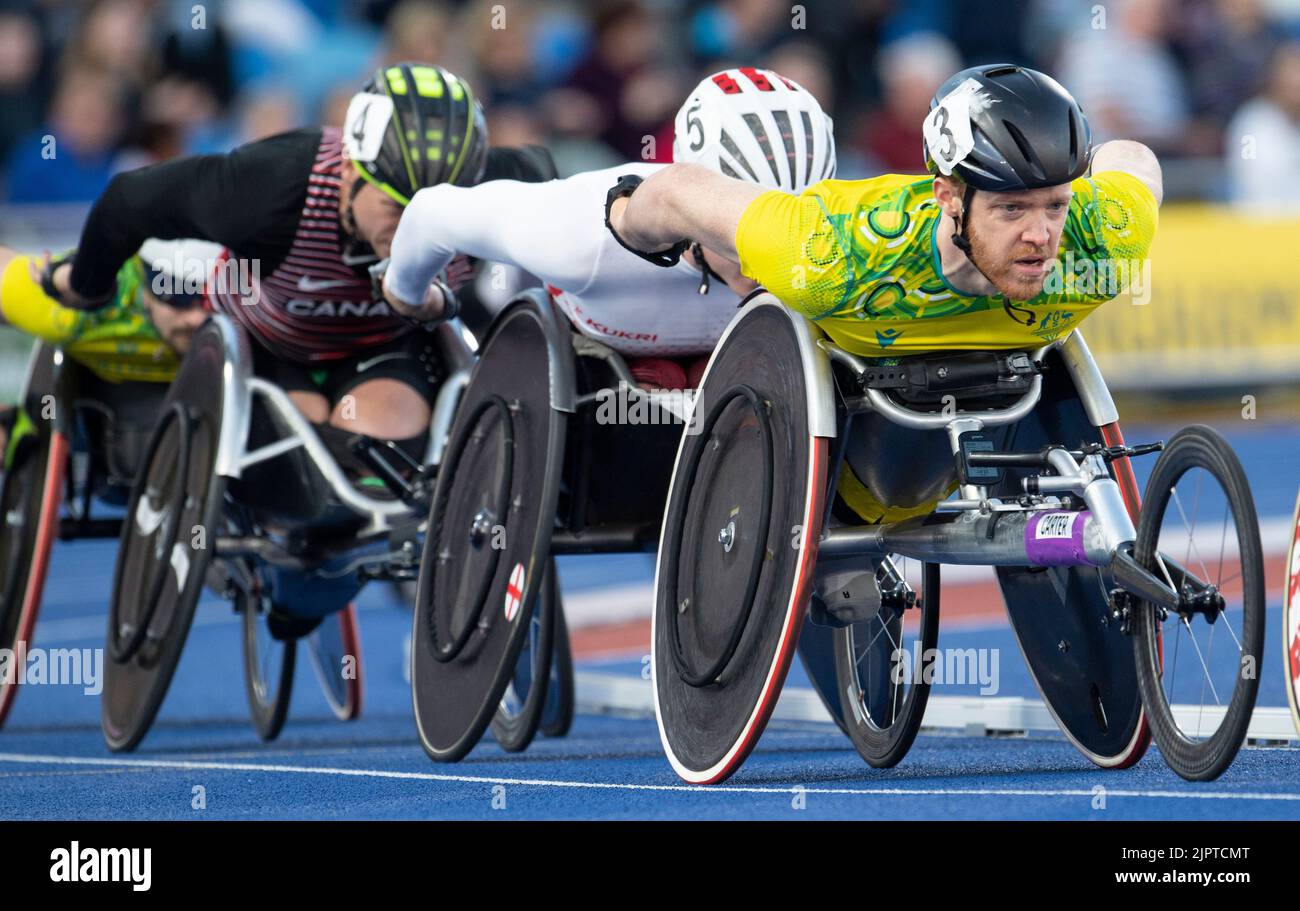 Samuel Carter of Australia competing in the men's T53/54 1500m - Final ...