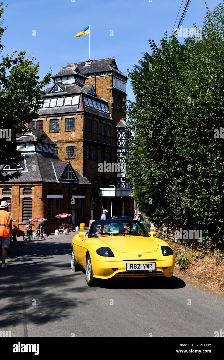 Classic Car meeting in august Hook Norton Brewery Oxfordshire England ...