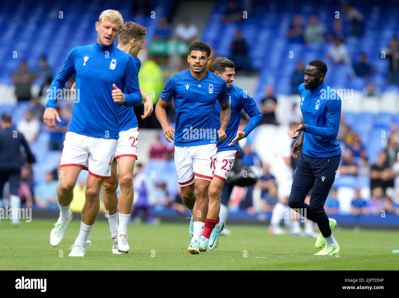 Liverpool, UK. 20th Aug, 2022. Morgan Gibbs-White of Nottingham Forest ...