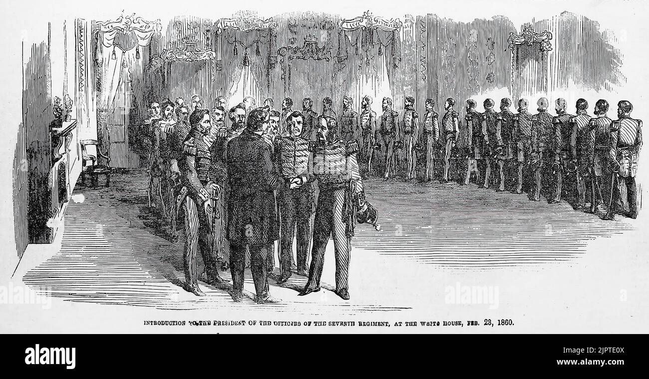 Introduction to the President of the officers of the Seventh Regiment ...