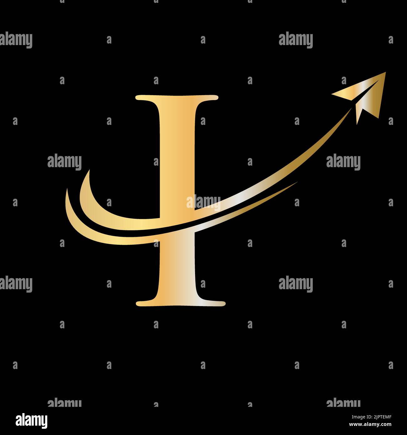 Letter I Travel Logo Vector Template. Initial Travel Logo on Letter I ...