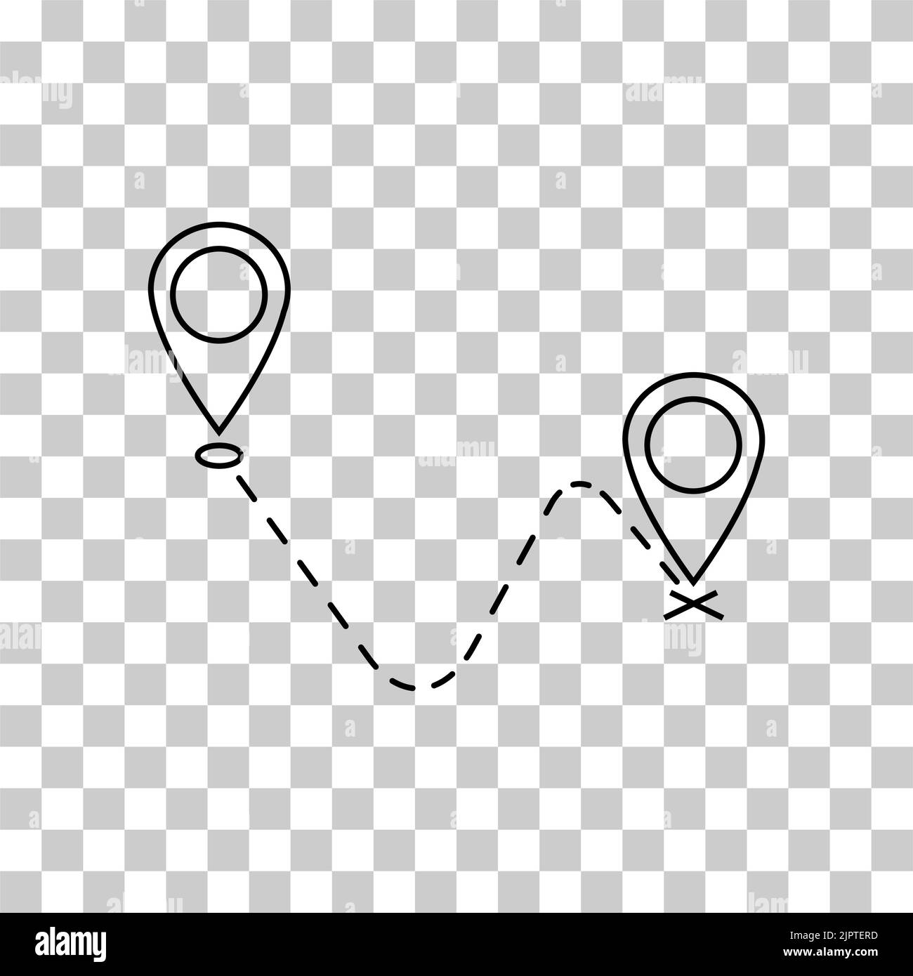 We have moved announcement design, location Vector icon symbol pointer ...