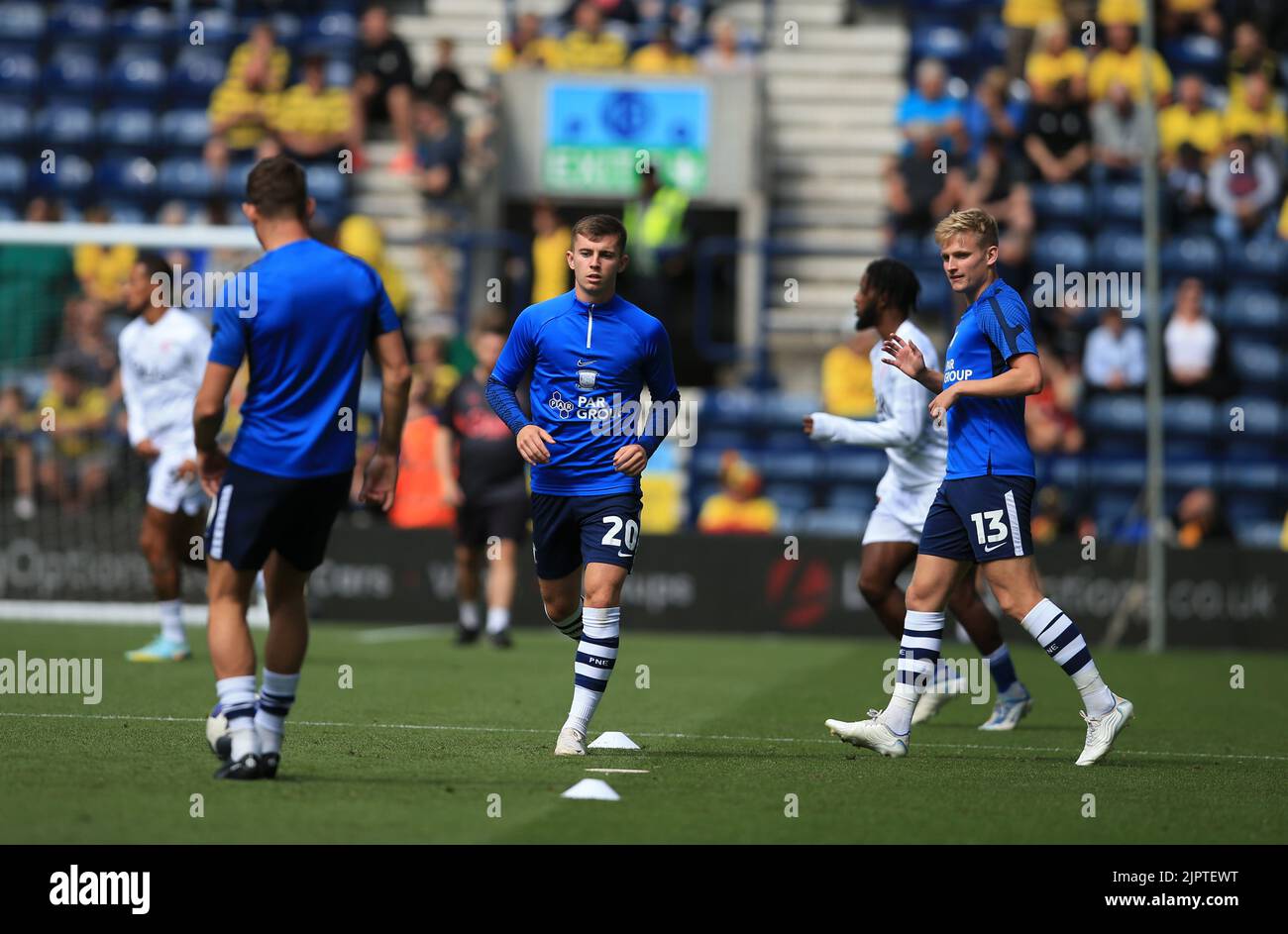 Deepdale Stadium, Preston, Lancashire, UK. 20th Aug, 2022. EFL ...