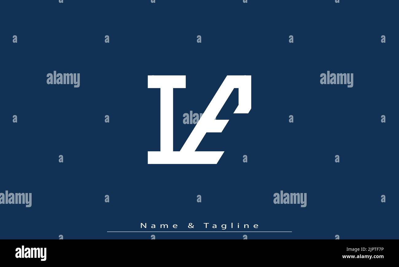 Alphabet letters Initials Monogram logo IE , EI Stock Vector Image ...