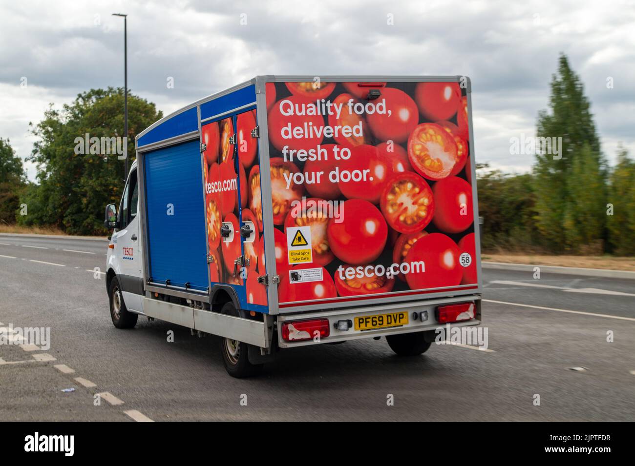 Tesco back of van hi-res stock photography and images - Alamy