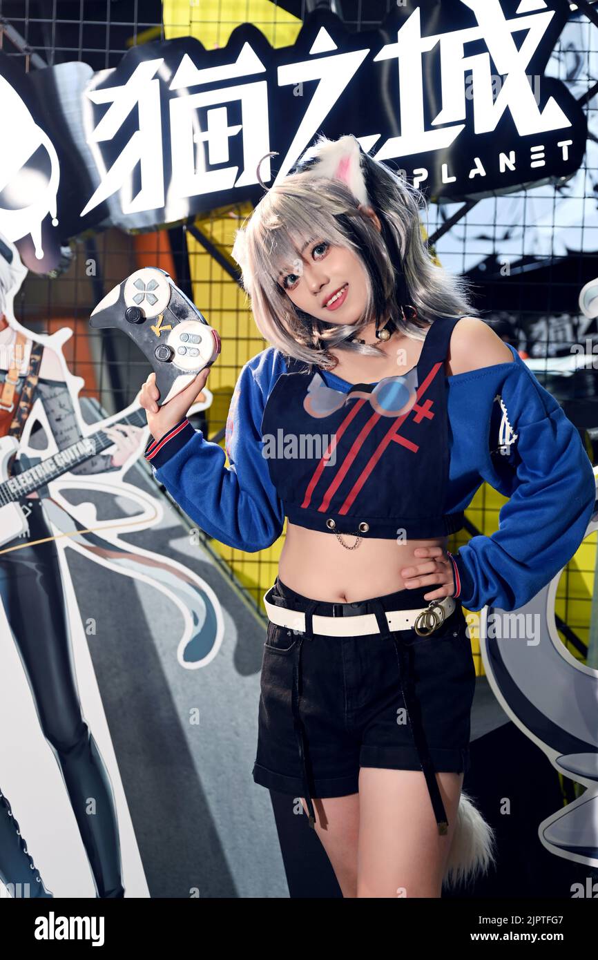 GUANGZHOU, CHINA - AUGUST 20, 2022 - Eco, a character from Game Cat ...
