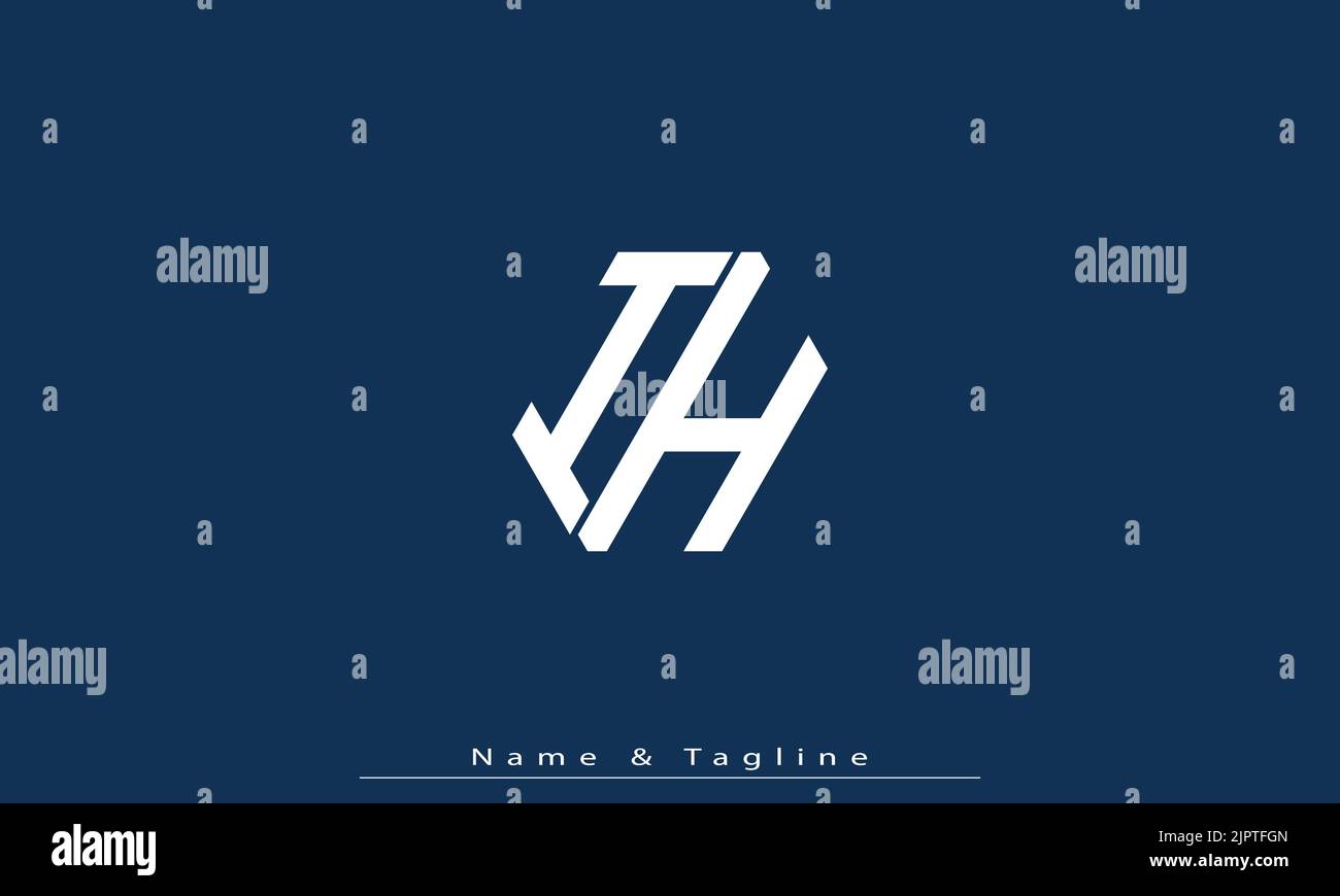 Alphabet letters Initials Monogram logo IH , HI Stock Vector Image ...