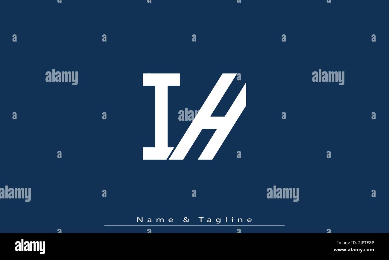 Letter ih logo hi-res stock photography and images - Alamy