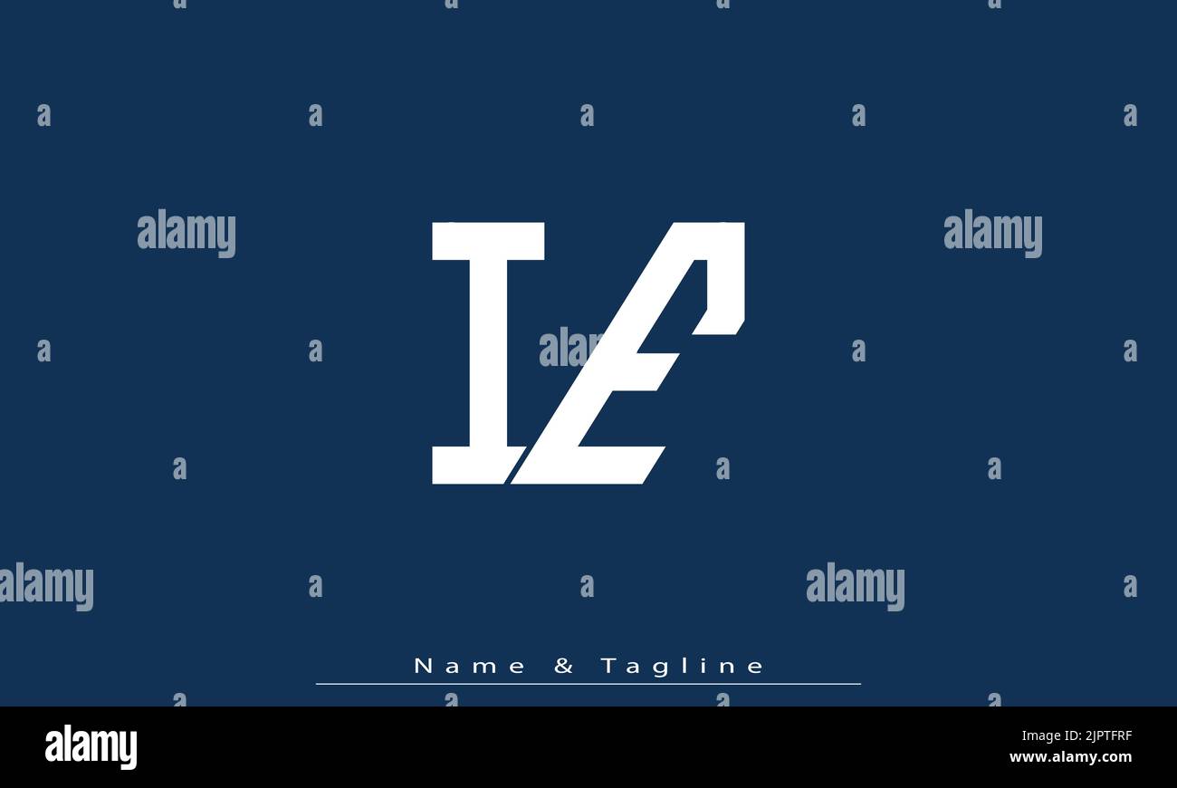 Alphabet letters Initials Monogram logo IE , EI Stock Vector Image & Art - Alamy