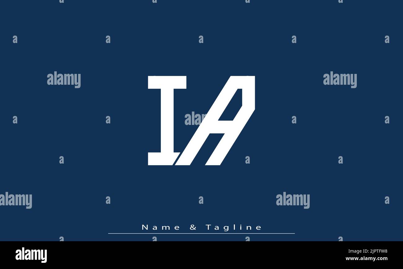 Alphabet letters Initials Monogram logo IA , AI Stock Vector Image ...