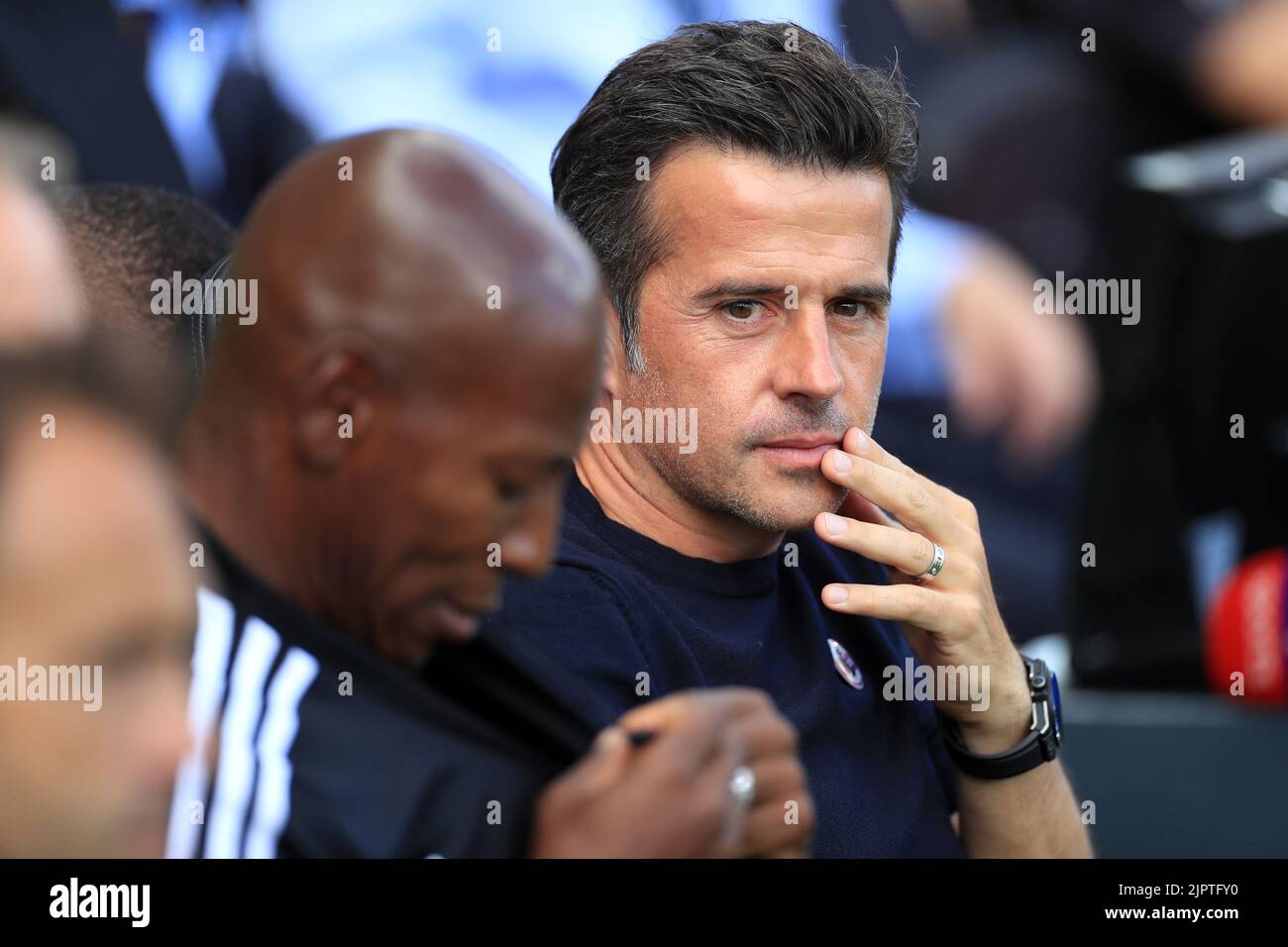 Fulham manager Marco Silva during the Premier League match at Craven ...