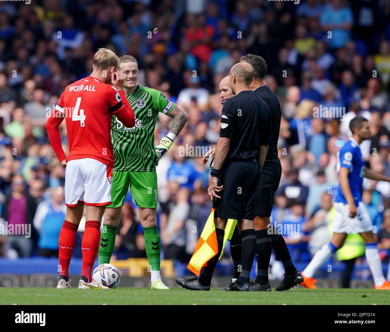 Jordan pickford liverpool august 2022 hi-res stock photography and ...