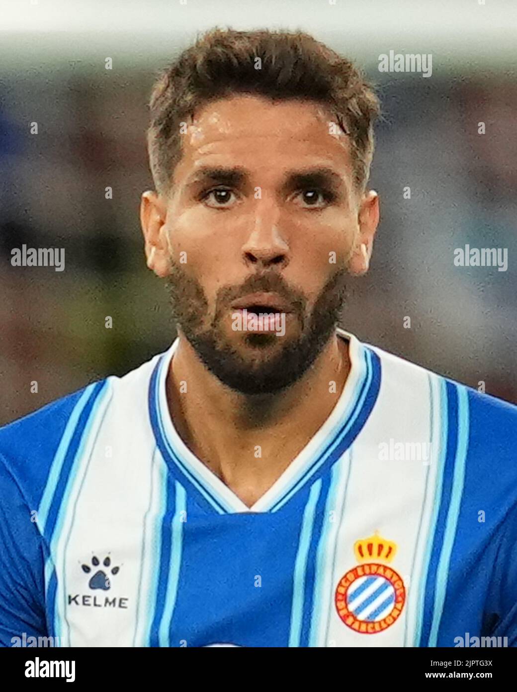 Leandro Cabrera of RCD Espanyol during the La Liga match between RCD ...
