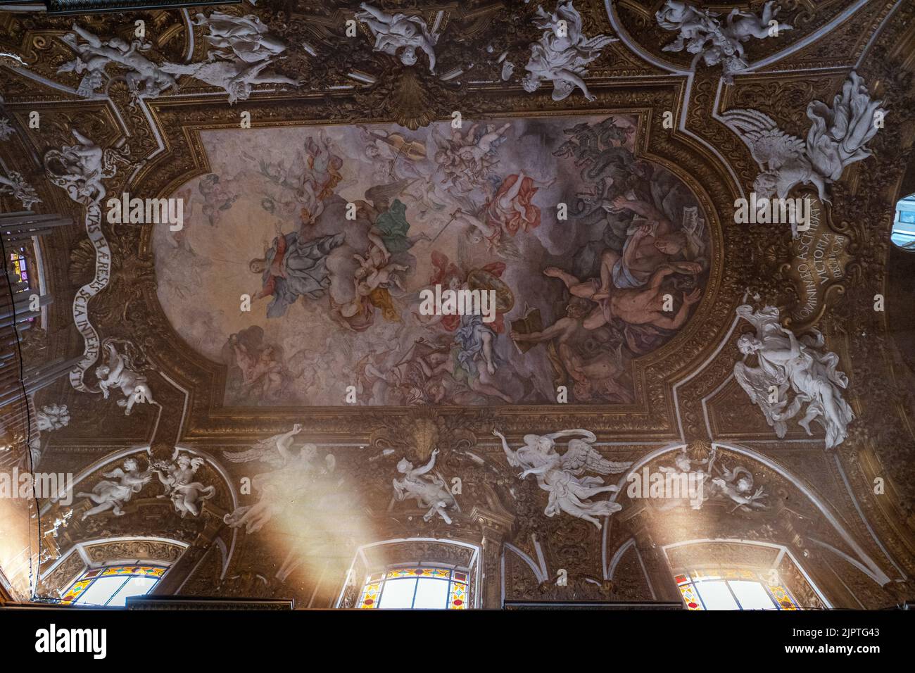 Santa Maria della Vittoria, Rome, Italy - The Virgin Mary Triumphing ...