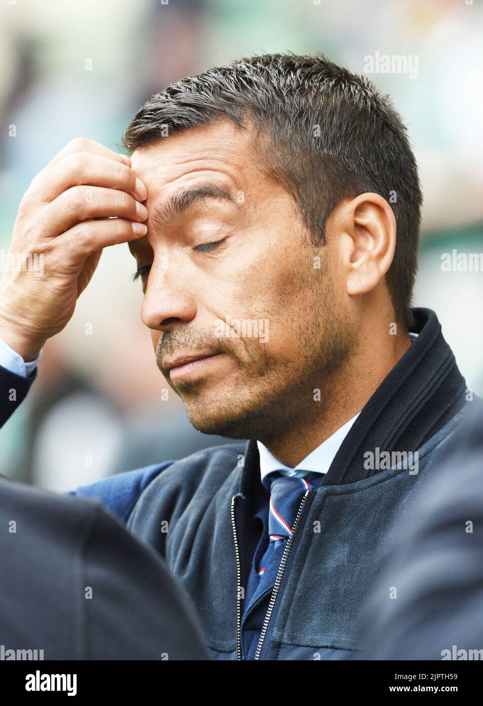 Easter Road Stadium Edinburgh.Scotland.UK.20th Aug-22 Hibs v Rangers ...