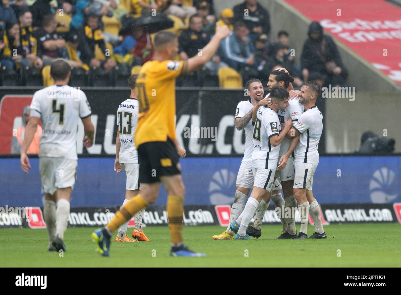 Dresden, Germany. 20th Aug, 2022. Soccer: 3rd league, Dynamo Dresden ...