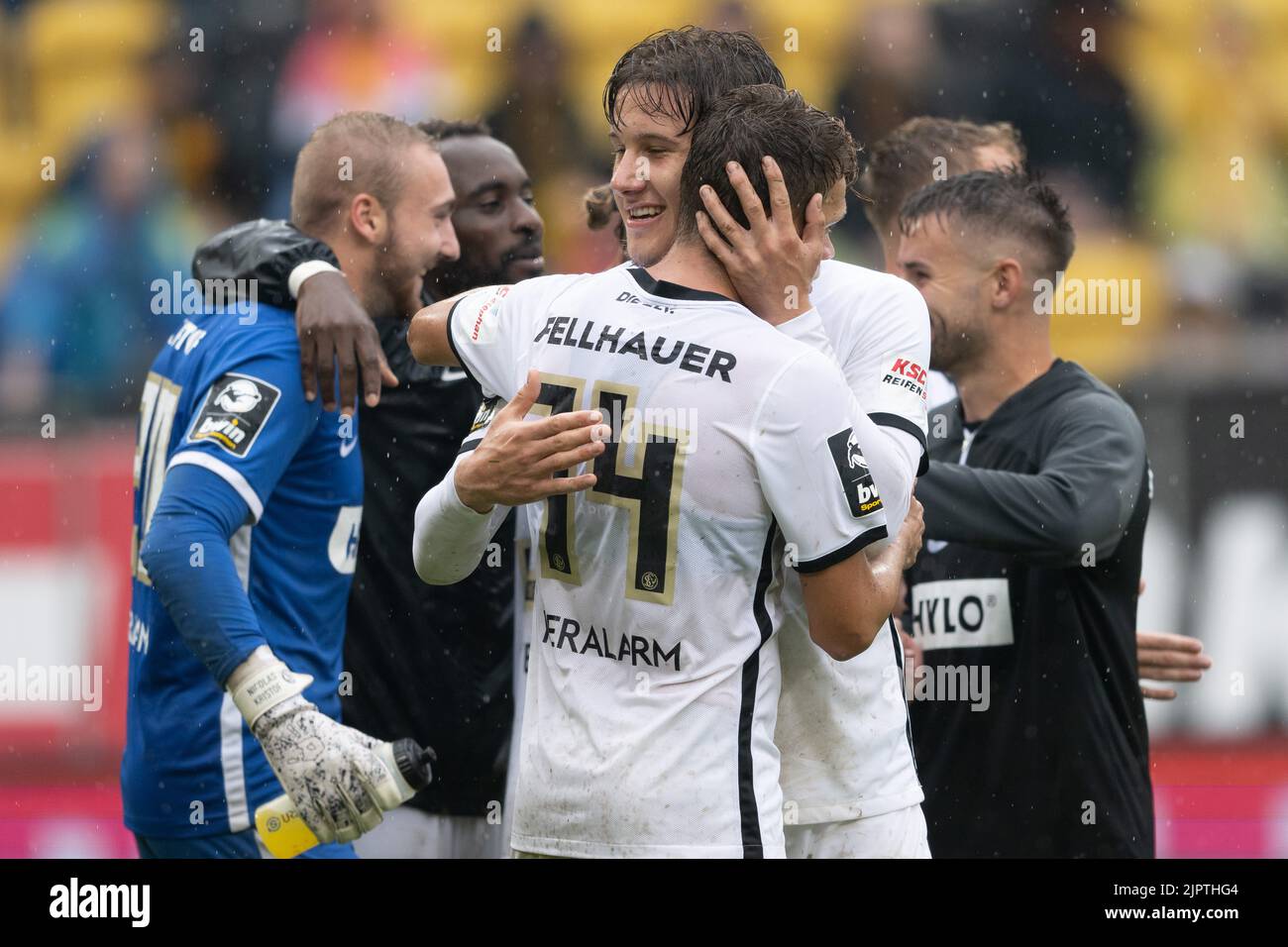 Dresden, Germany. 20th Aug, 2022. Soccer: 3rd league, Dynamo Dresden ...
