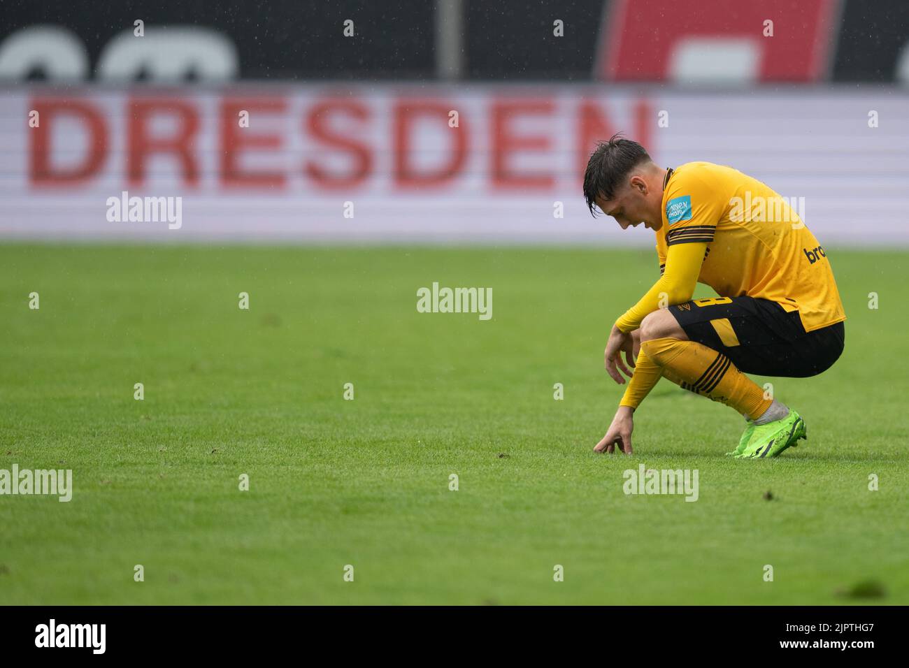 Dresden, Germany. 20th Aug, 2022. Soccer: 3rd division, Dynamo Dresden ...