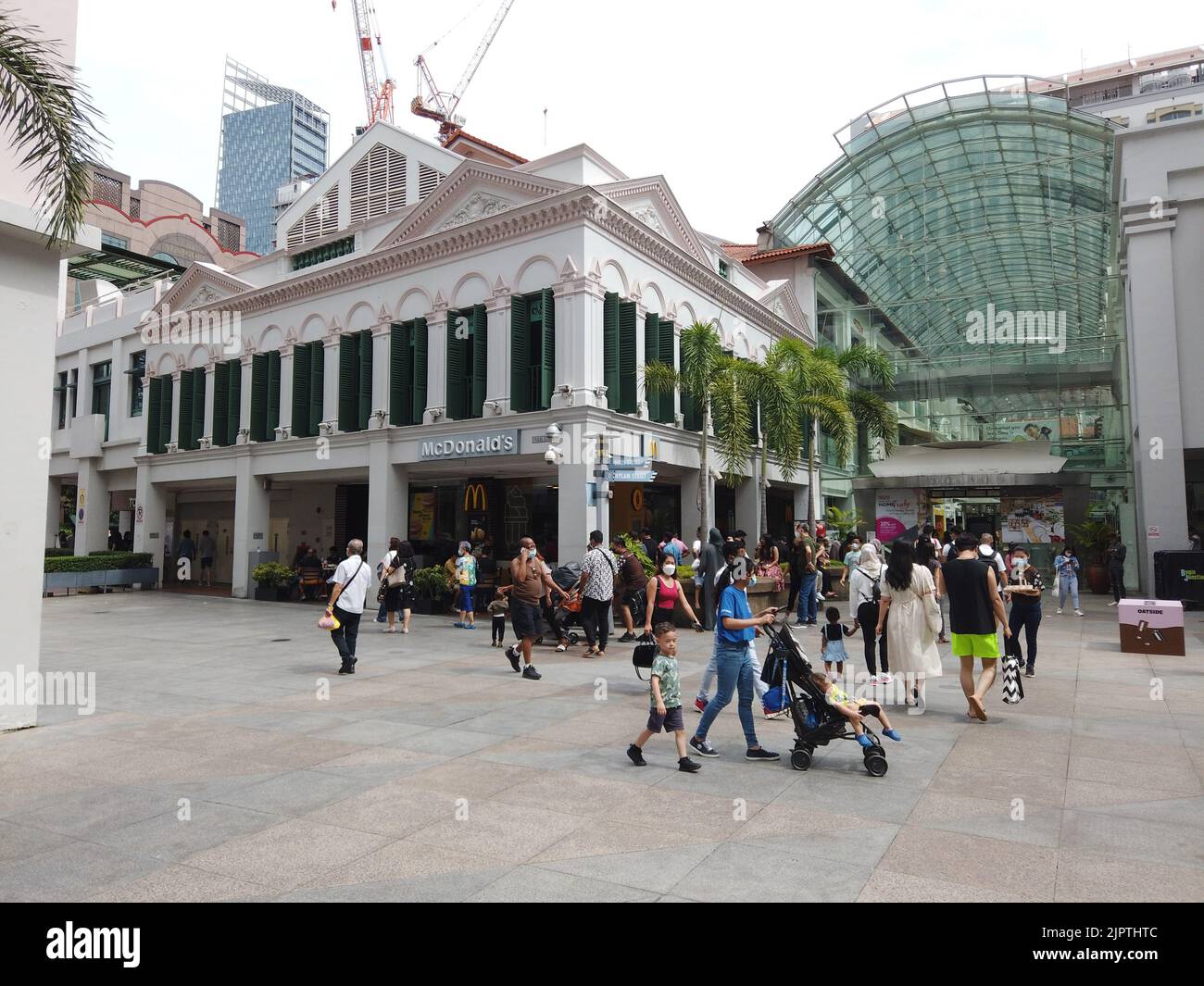 singapore Bugis Street 2 june 2022. street view of Bugis retail mall ...