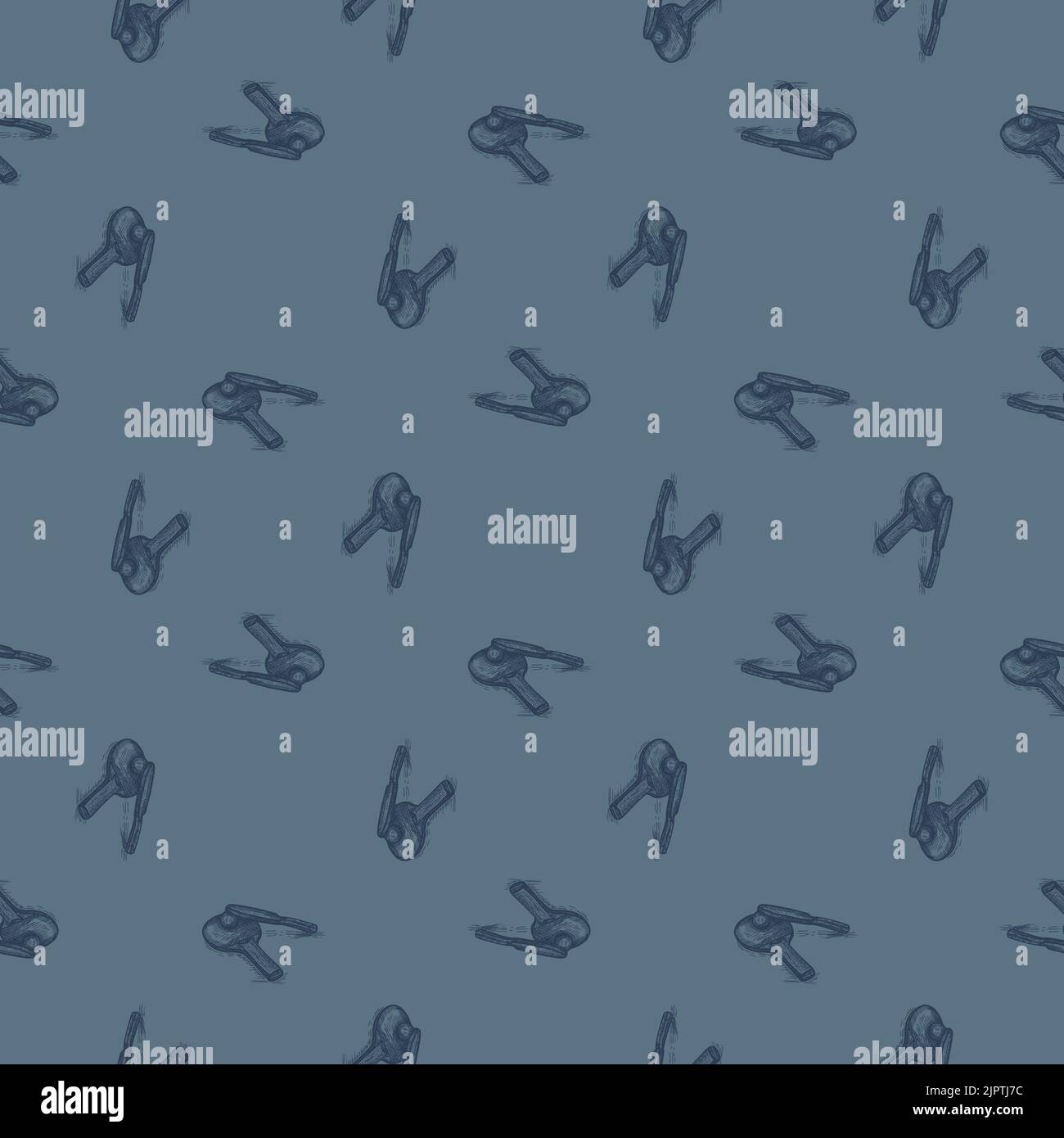 Ping pong racket engraved seamless pattern. Vintage sport elements for ...