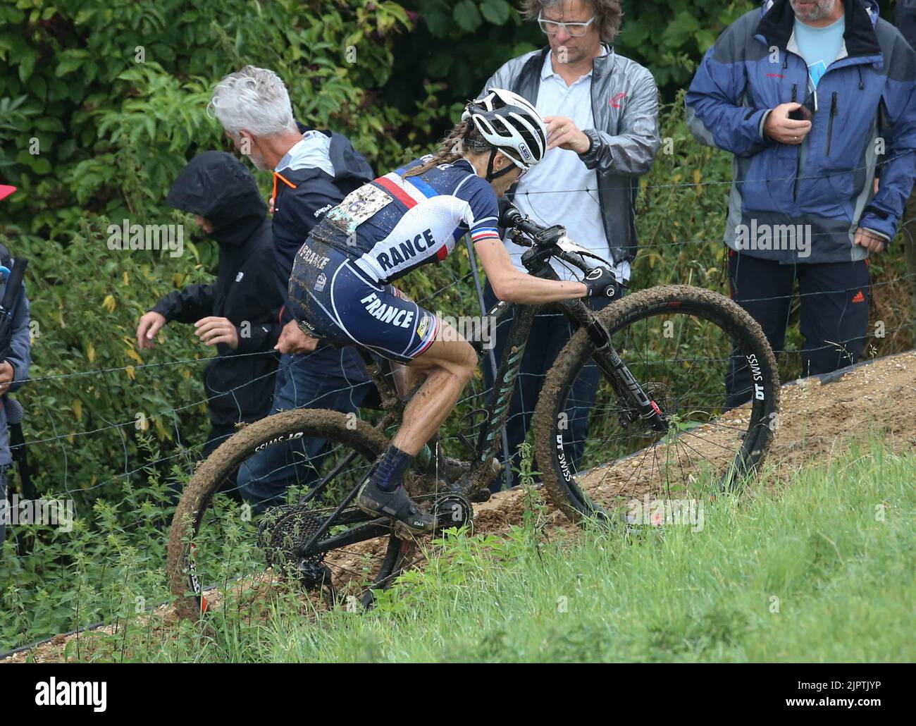 Loana Lecomte of France during the Cycling Mountain Bike, Women's Cross ...