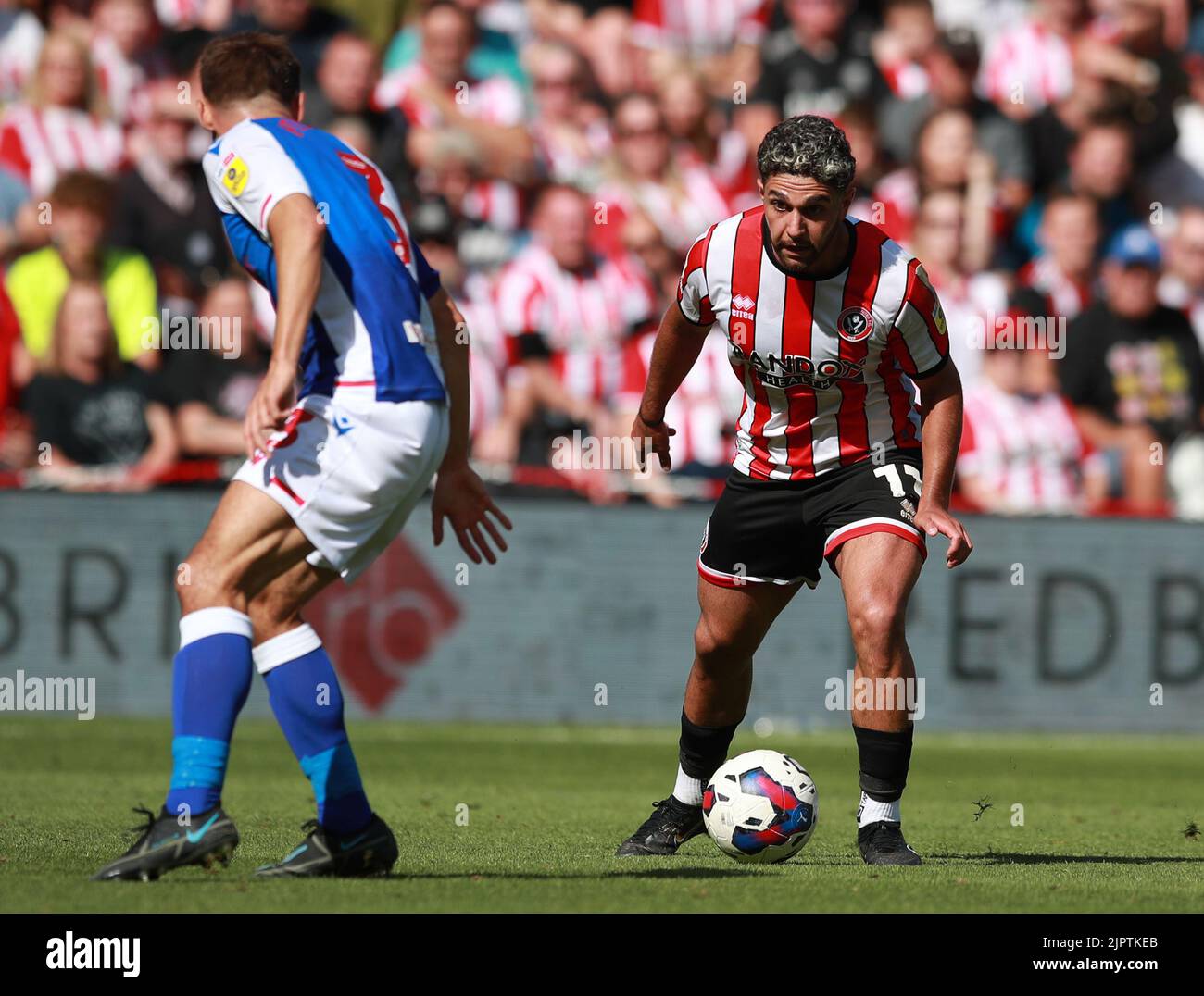Sheffield, England, 20th August 2022. Reda Khadra of Sheffield Utd in ...