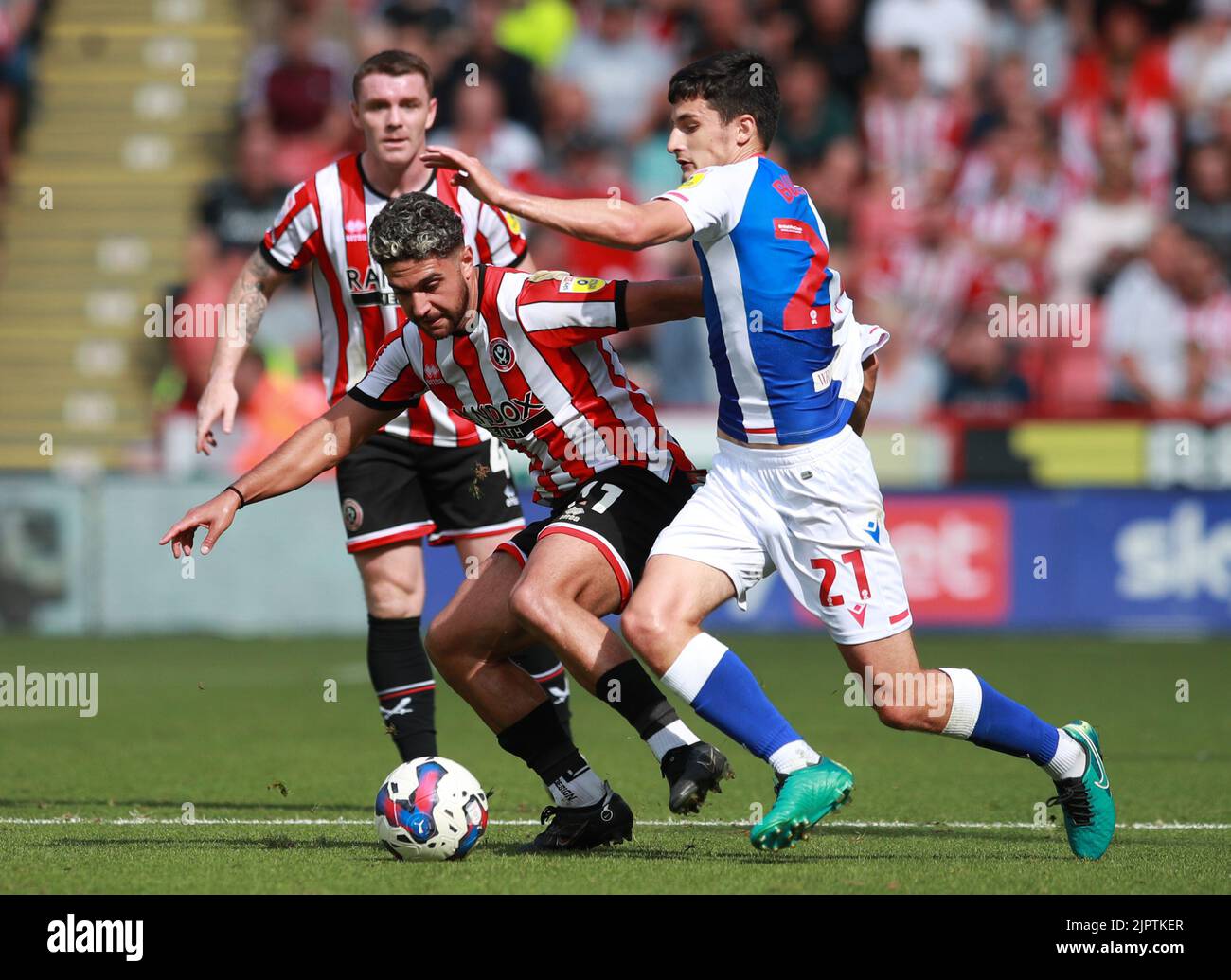 Sheffield, England, 20th August 2022. Reda Khadra of Sheffield Utd ...