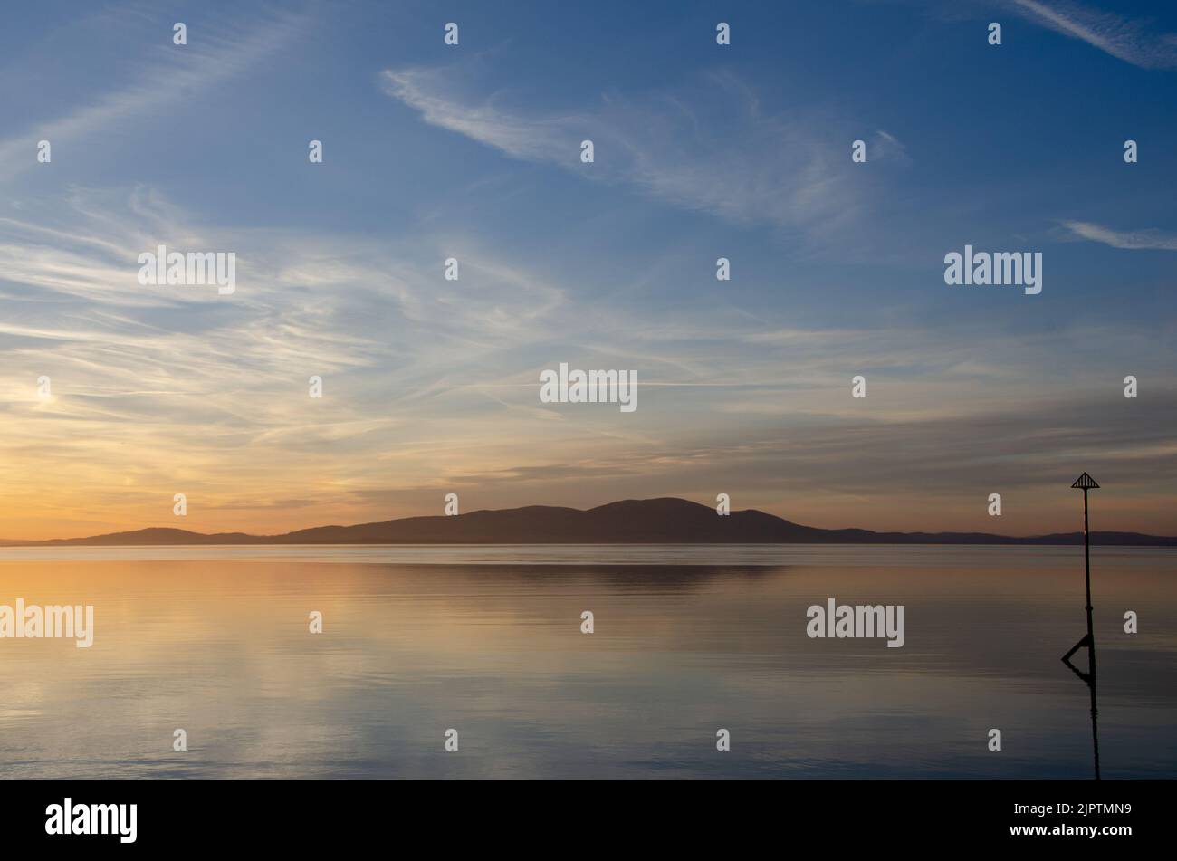 Seascape Solway Firth from Siloth English Lake District looking over to ...