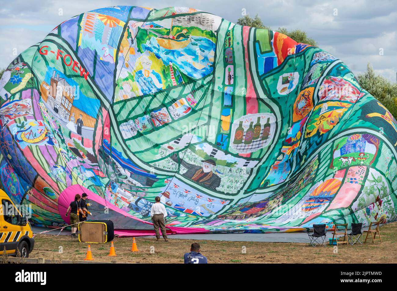 London, UK. 20 August 2022. ‘Fields of EveryWhen’ by artists Neil ...