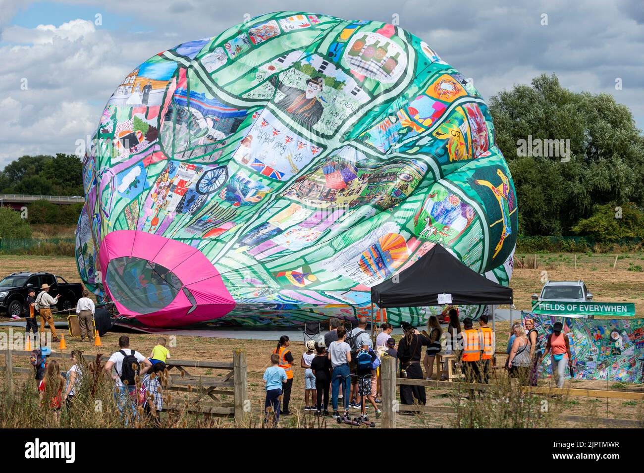 London, UK. 20 August 2022. ‘Fields of EveryWhen’ by artists Neil ...
