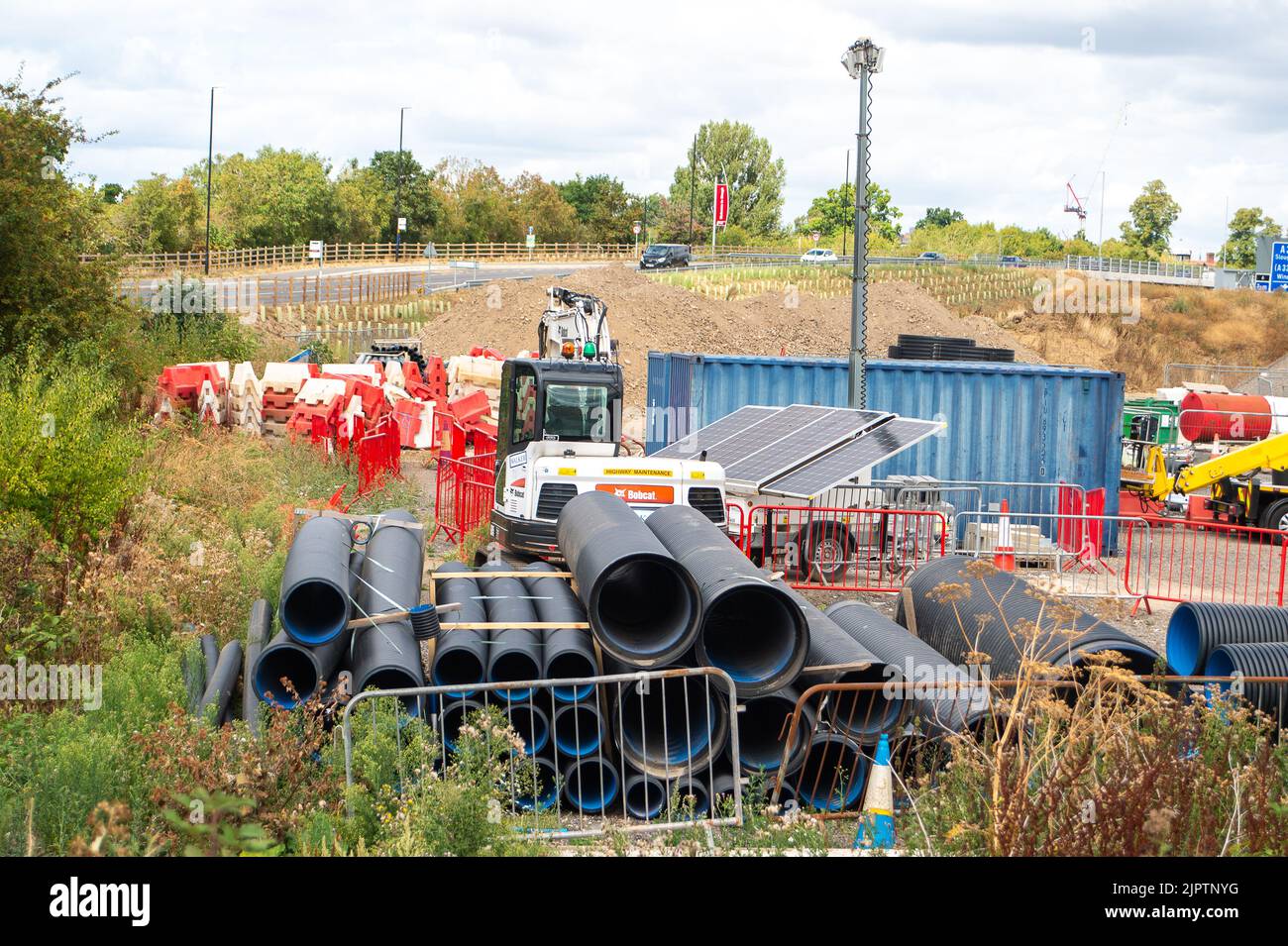 Slough Berkshire Uk 20th August 2022 The M4 Depot In Slough Near