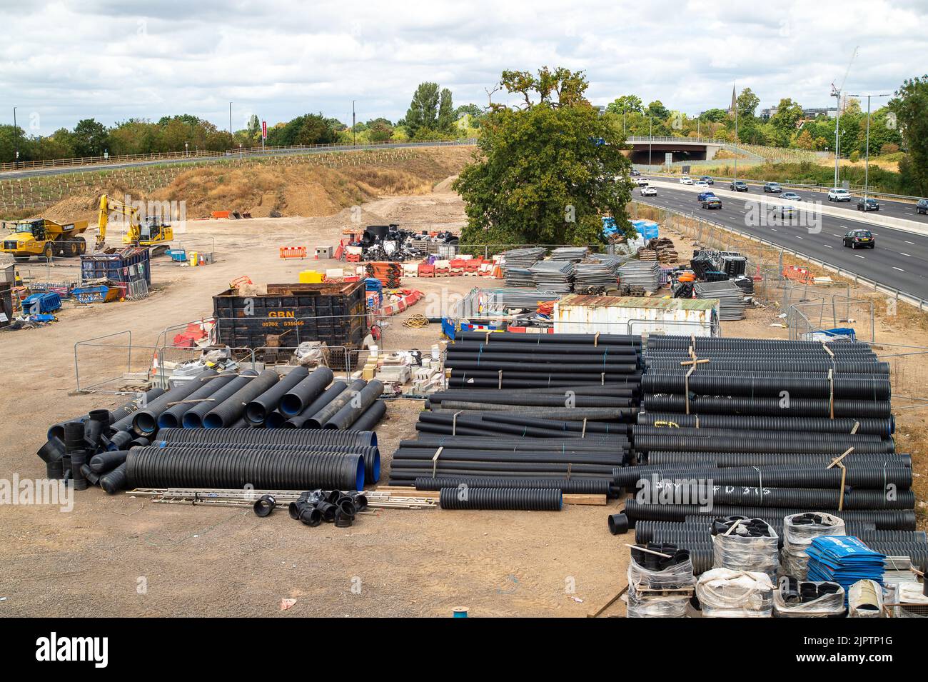Slough Berkshire Uk 20th August 2022 The M4 Depot In Slough Near
