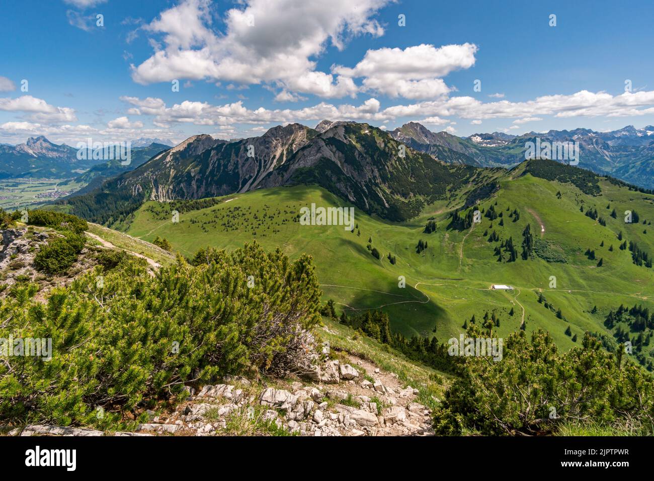 Climbing the Edelrid Via Ferrata to the Iseler summit near Oberjoch Bad ...