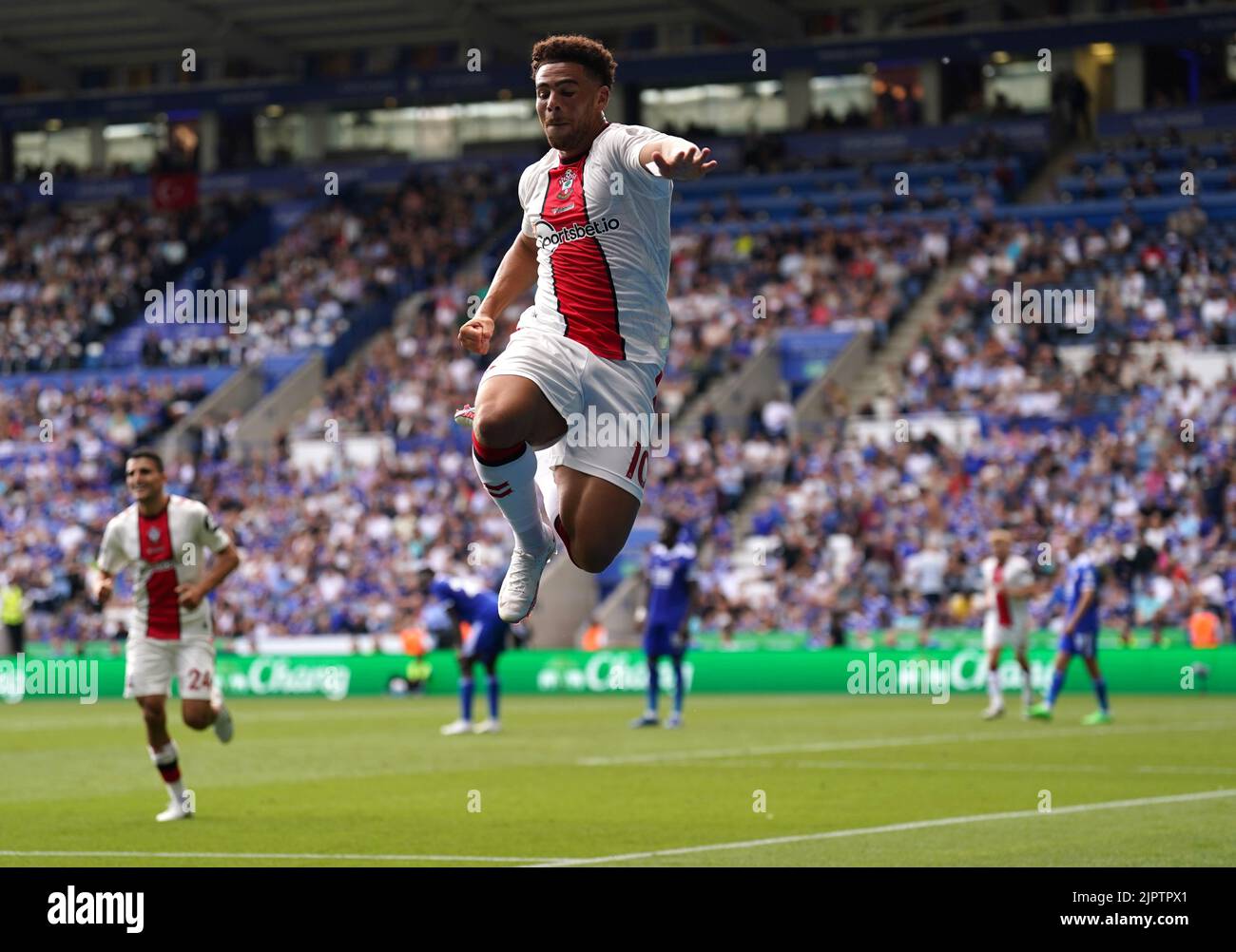 Southampton's Che Adams celebrates scoring their side's second goal of ...
