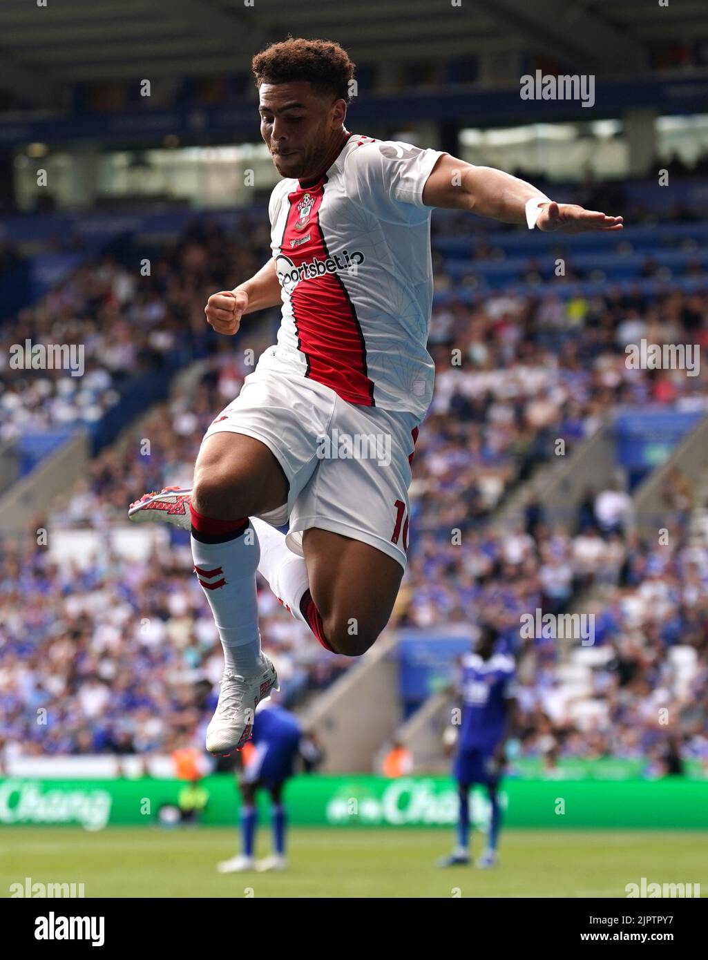 Southampton's Che Adams celebrates scoring their side's second goal of ...