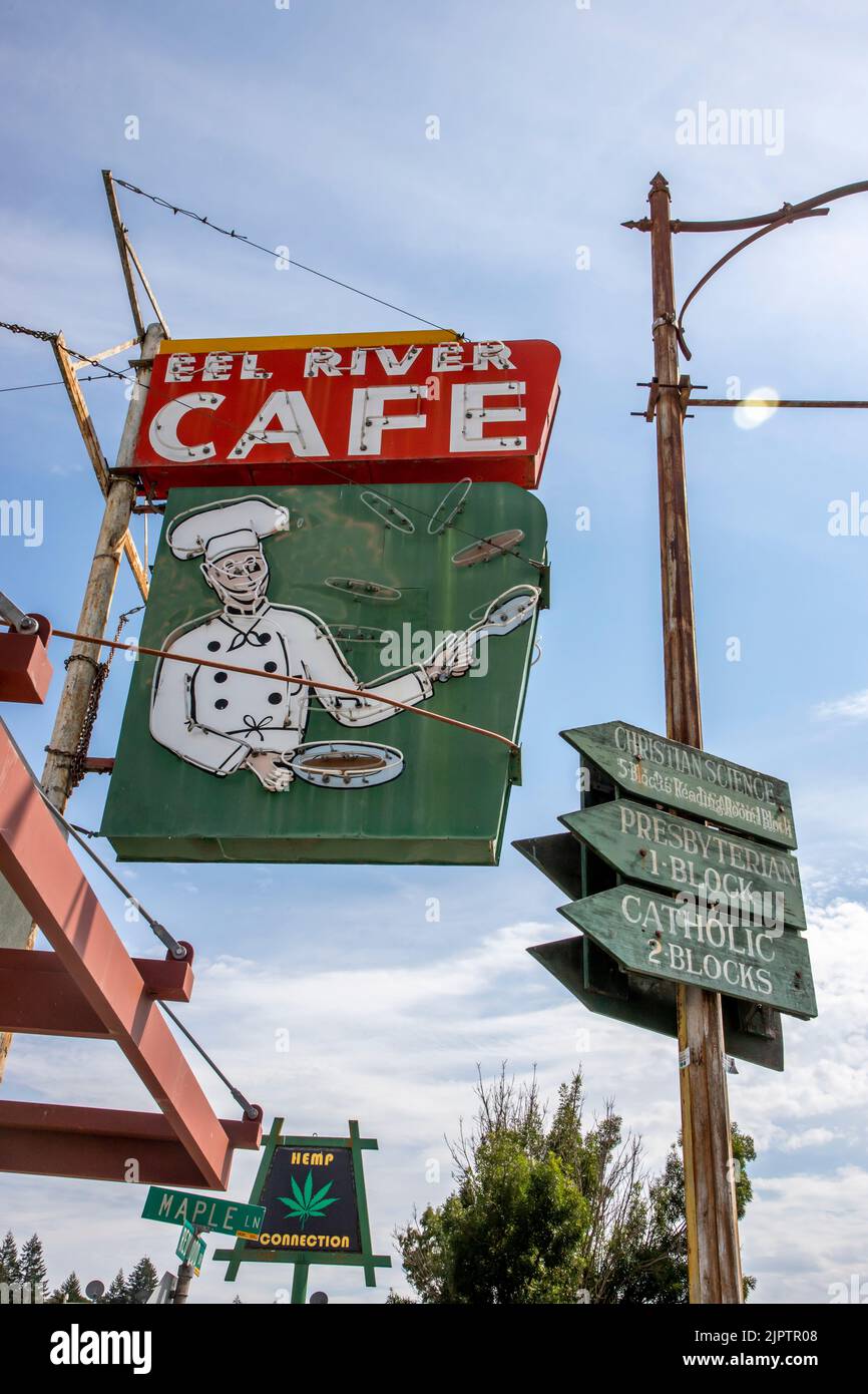 Garberville, just off of Highway 101, is one of the main towns in ...