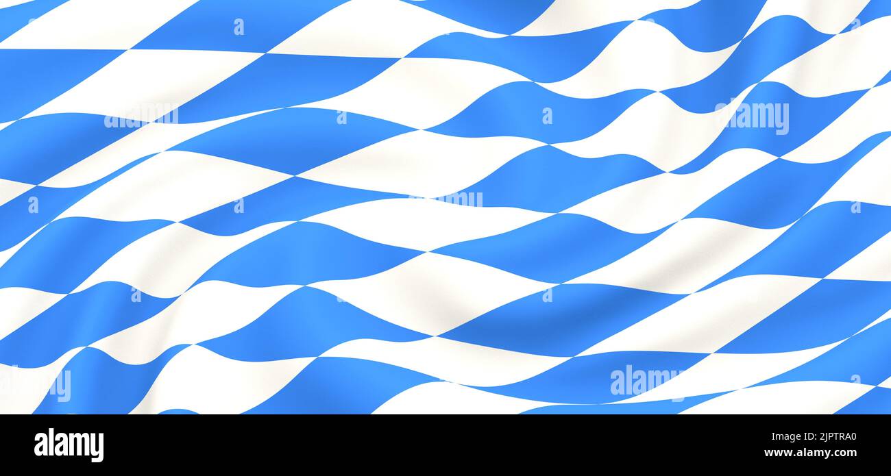 A 3D rendering of the Lozenge Flag of Bavaria Stock Photo - Alamy