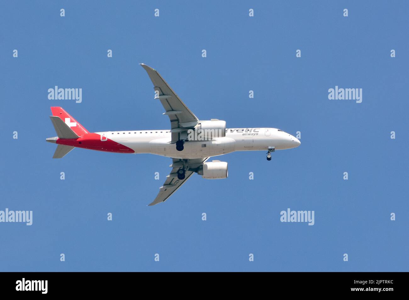 Helvetic Airways (is a Swiss regional airline), Embraer E190-E2 ...