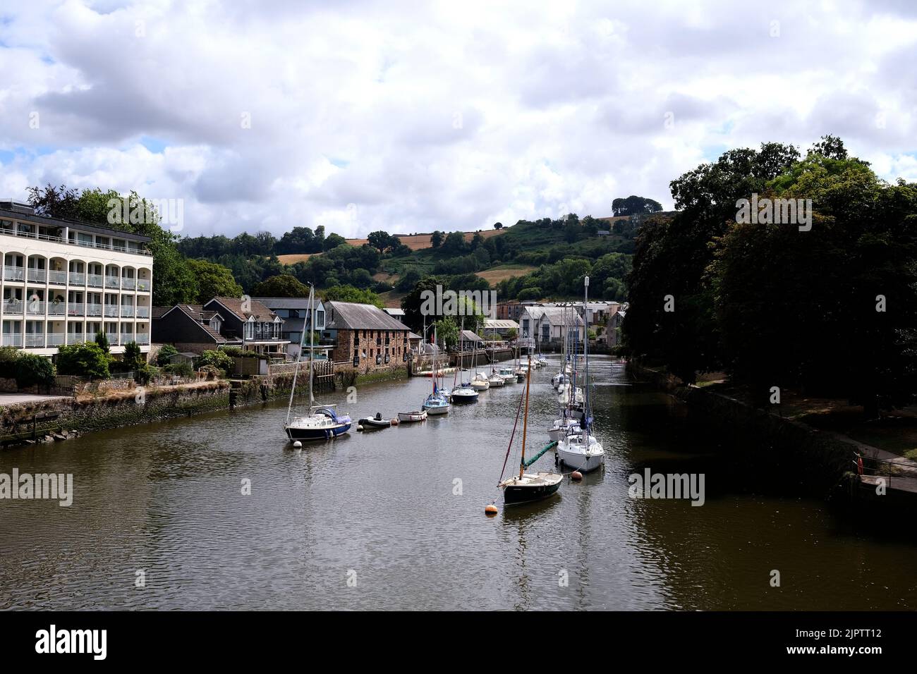 market town of totnes in south devon,uk august 2022 Stock Photo - Alamy