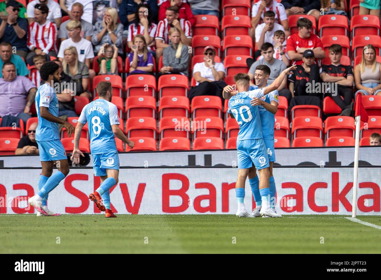 20th August 2022; Bet365 Stadium, Stoke, Staffordshire, England ...