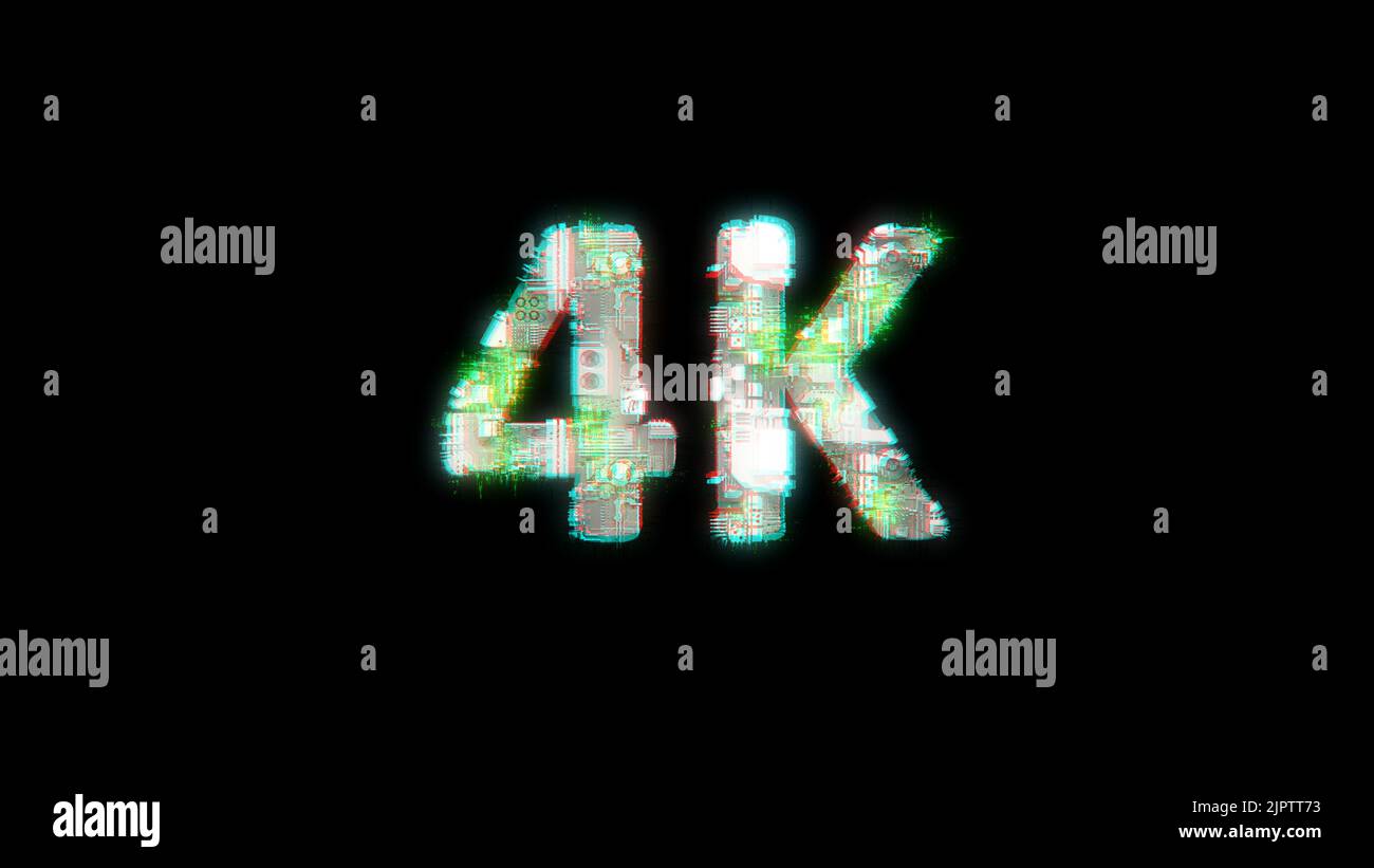 shining cybernetical text 4K on black - meta universe concept, isolated ...