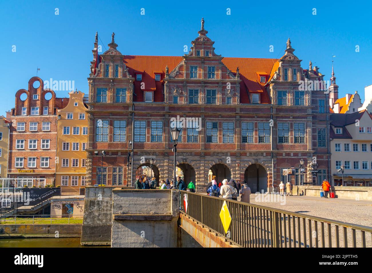 Gdansk, Poland - 11 March, 2022: Zielona Brama, Green Gate, famous old ...