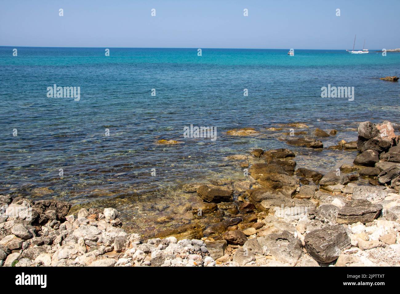 salento coast and sea near santa maria di leuca Stock Photo - Alamy