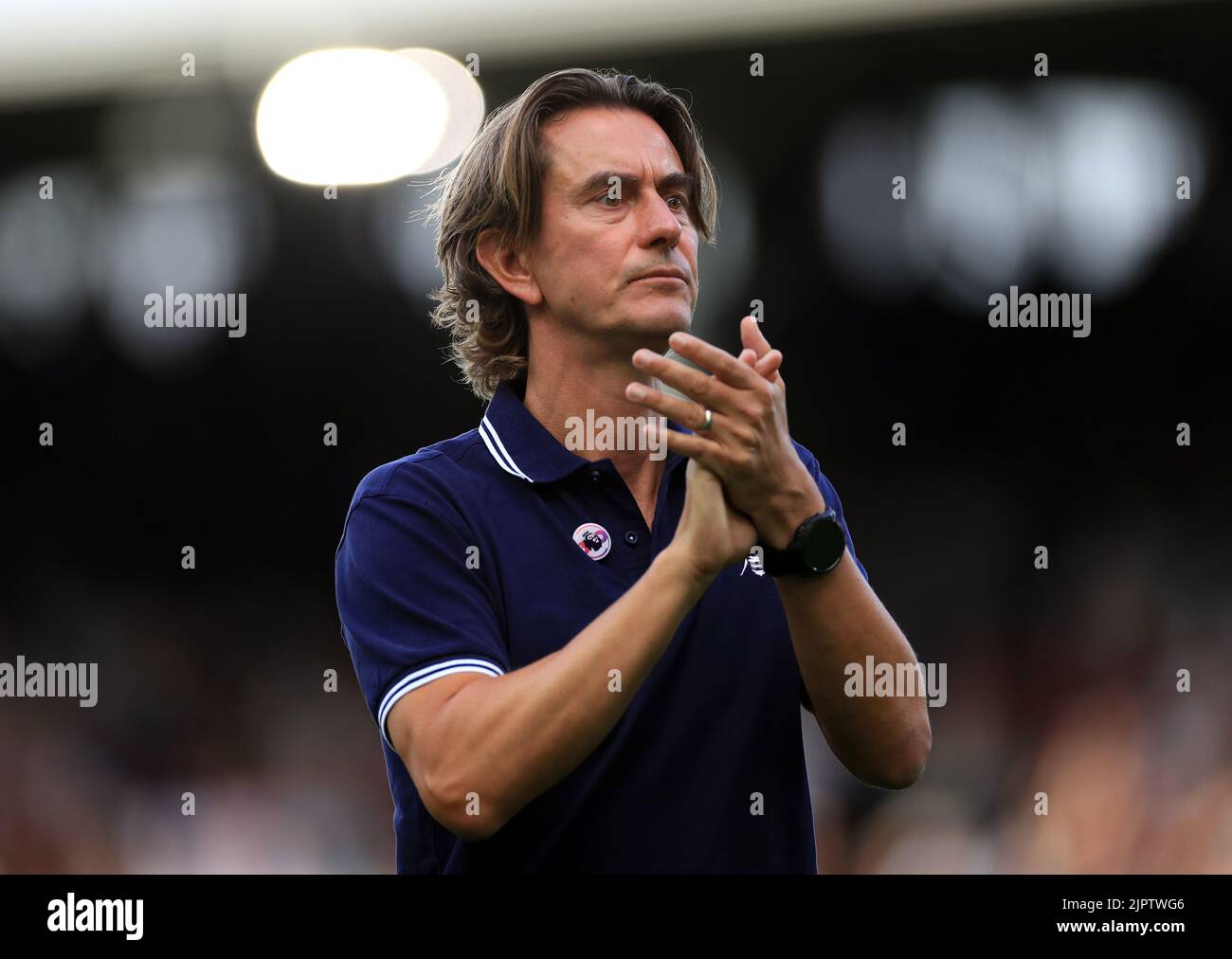Brentford manager Thomas Frank following the Premier League match at ...