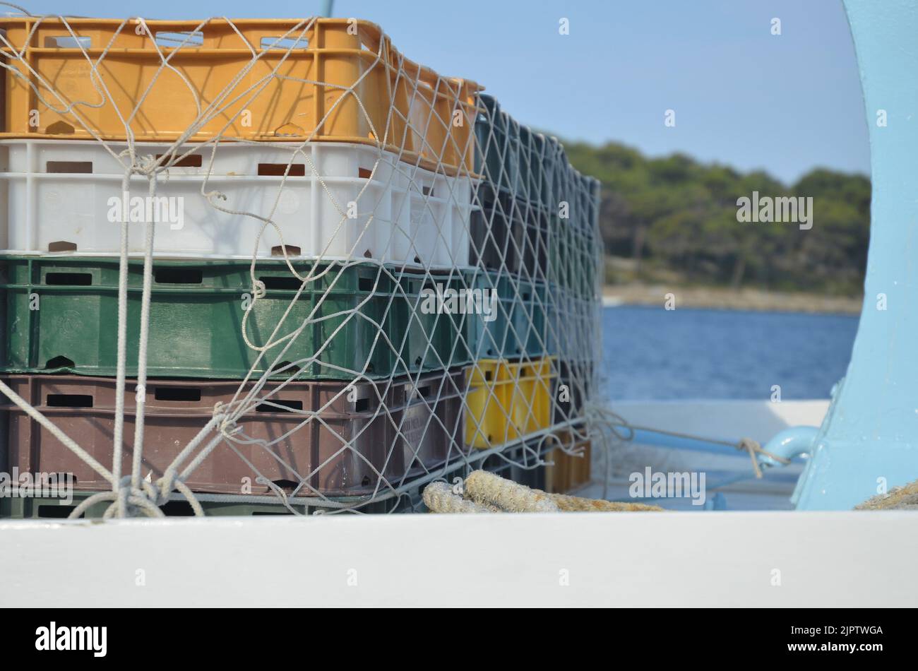 Fishing net boxes hi-res stock photography and images - Alamy