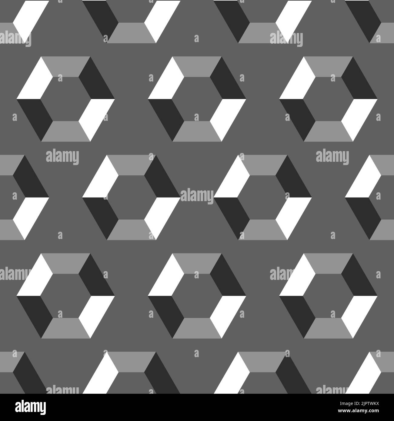 Seamless pattern with hexagons. Modern geometric abstract background in shape of hexagons Stock ...