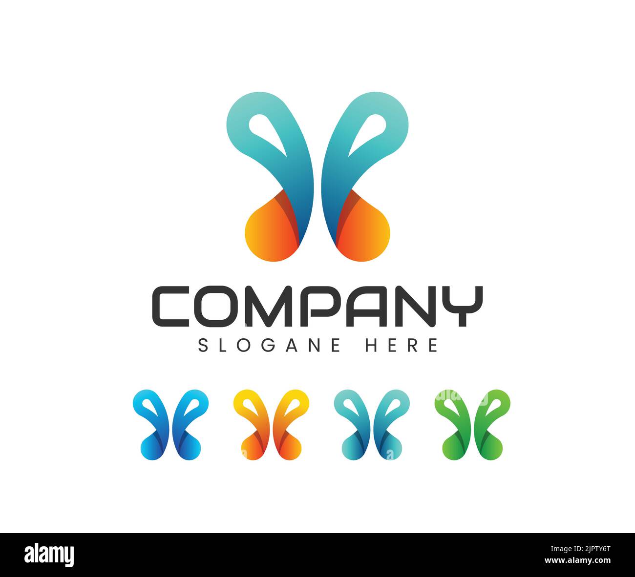 Modern butter fly logo. Creative beautiful butterfly logo icon brand ...