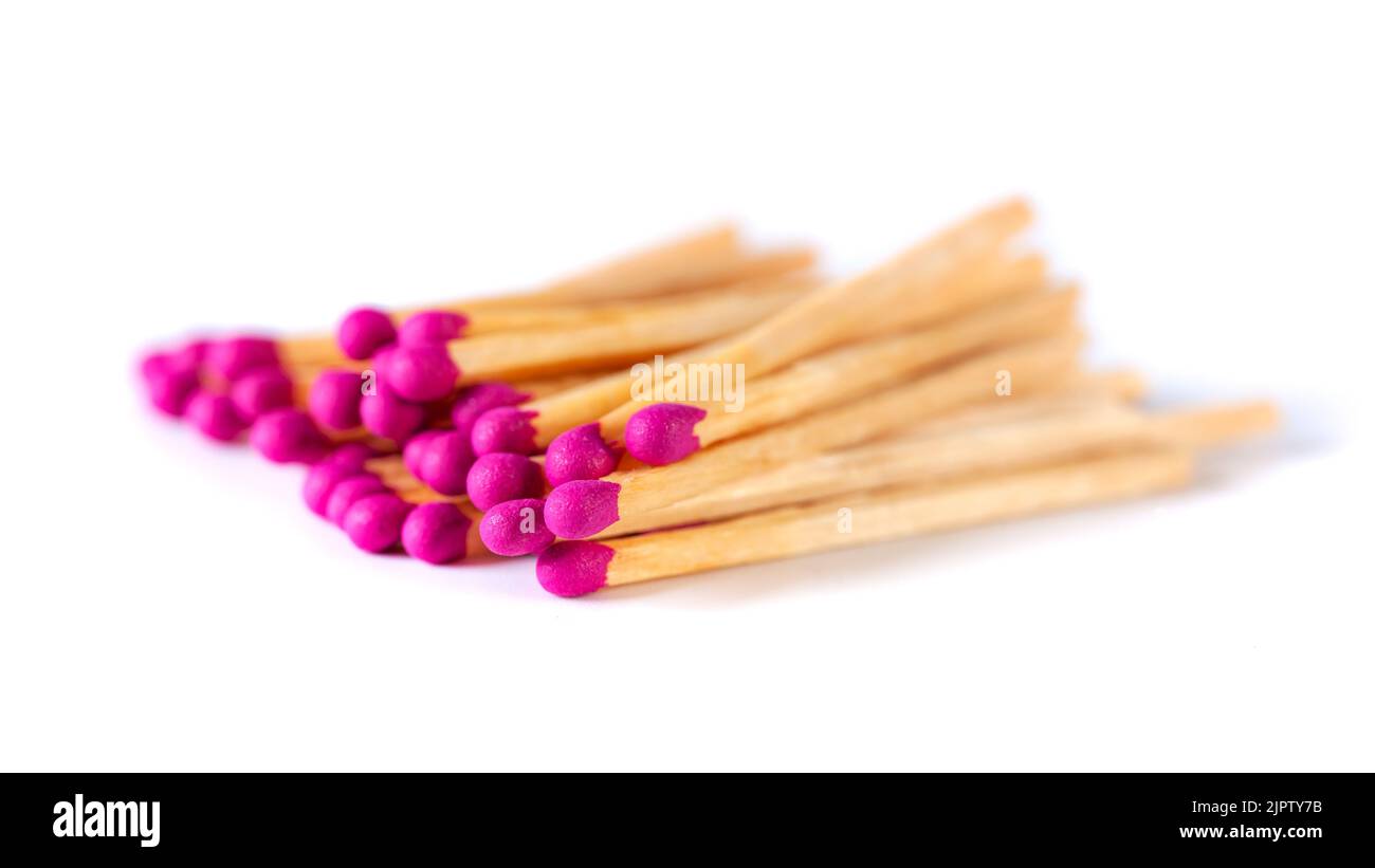 Group match sticks isolated on Cut Out Stock Images & Pictures - Alamy