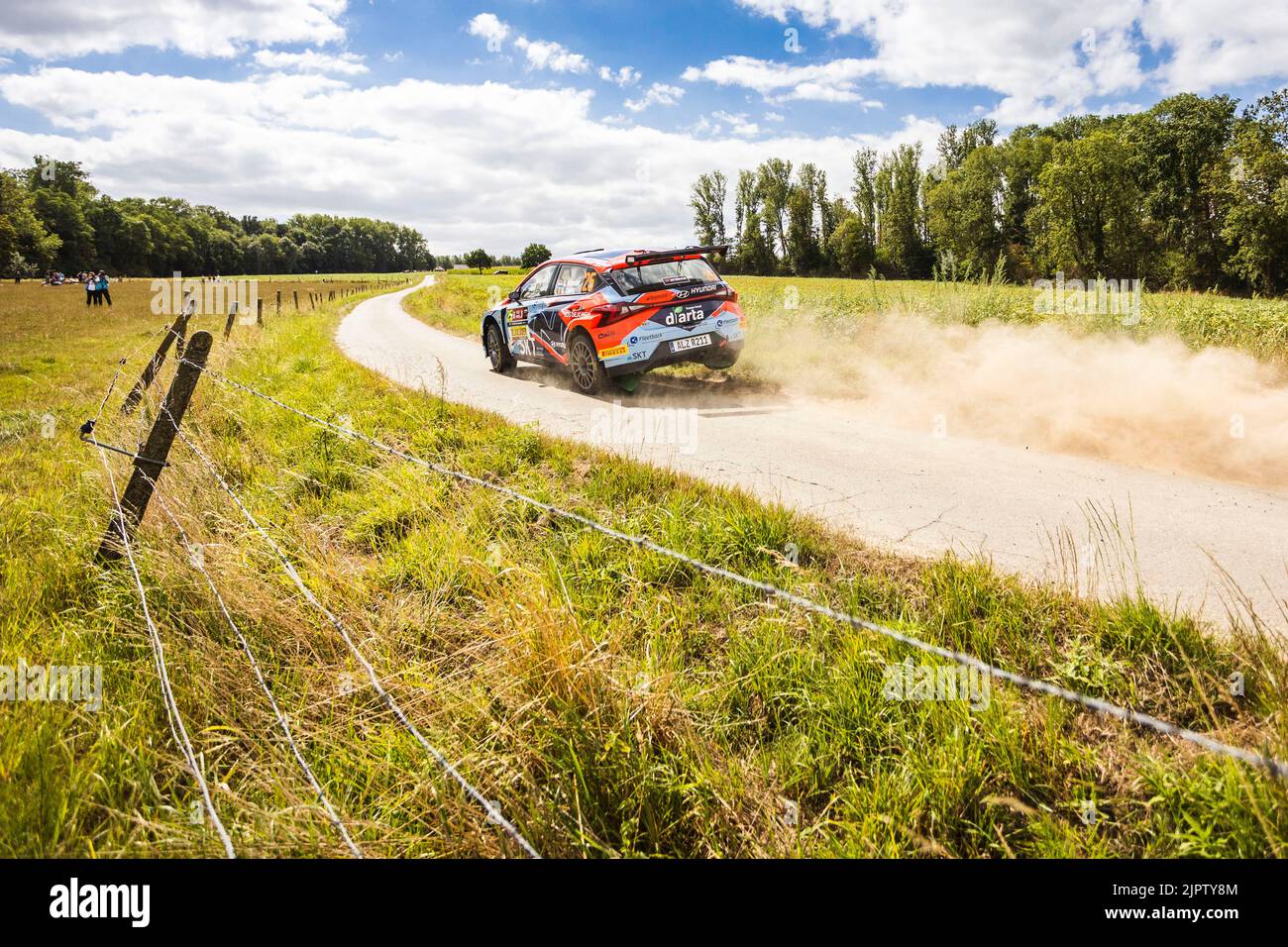 25 MUNSTER Gregoire (lux), LOUKA Louis (bel), Hyundai i20N, action ...