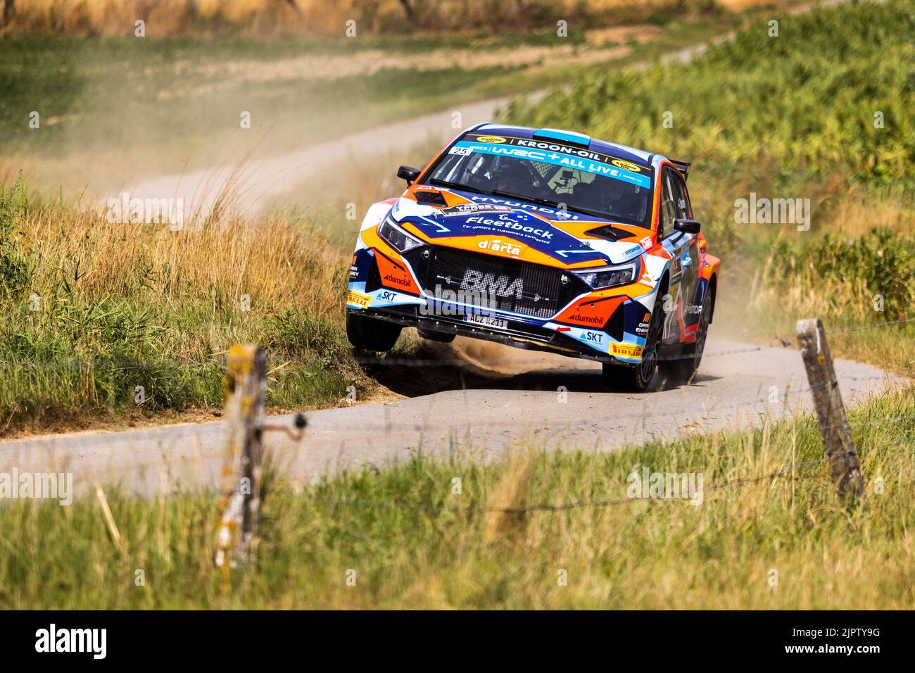 25 MUNSTER Gregoire (lux), LOUKA Louis (bel), Hyundai i20N, action ...